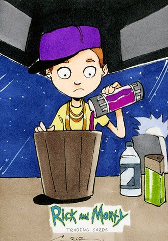 Matt's Rick and Morty sketch card collection - Page 2 - Blowout Cards ...