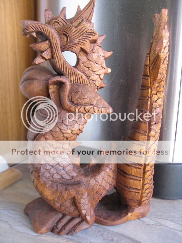 Chinese Dragon Wood Carving | Antiques Board