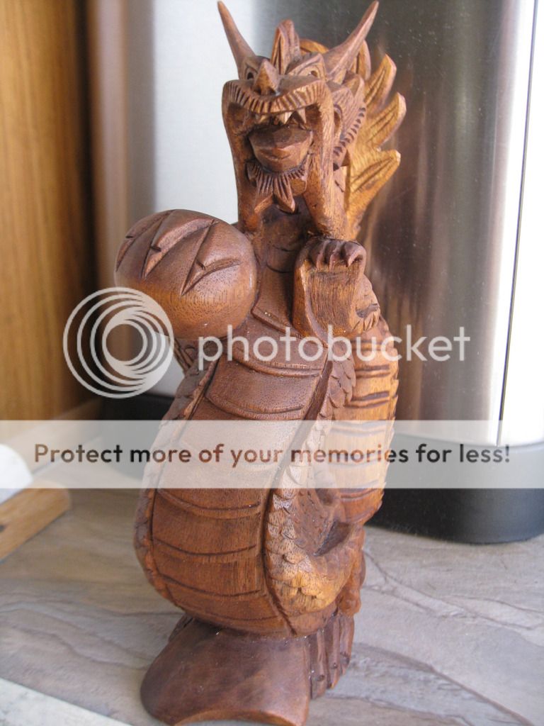 Chinese Dragon Wood Carving | Antiques Board