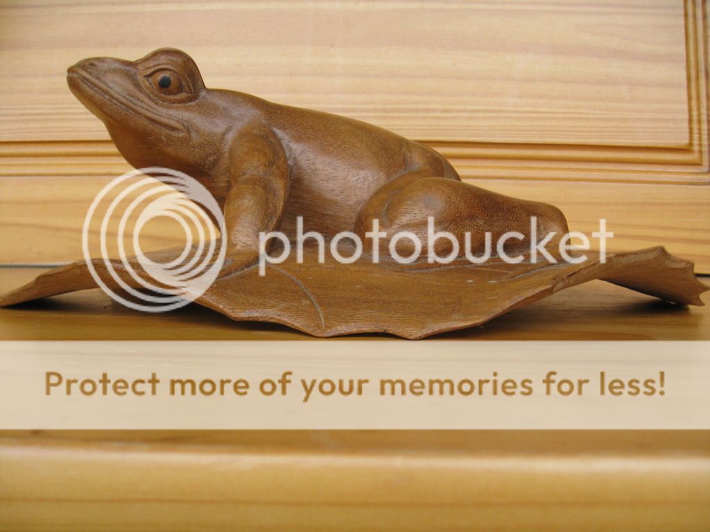 Carved Wood Frog | Antiques Board