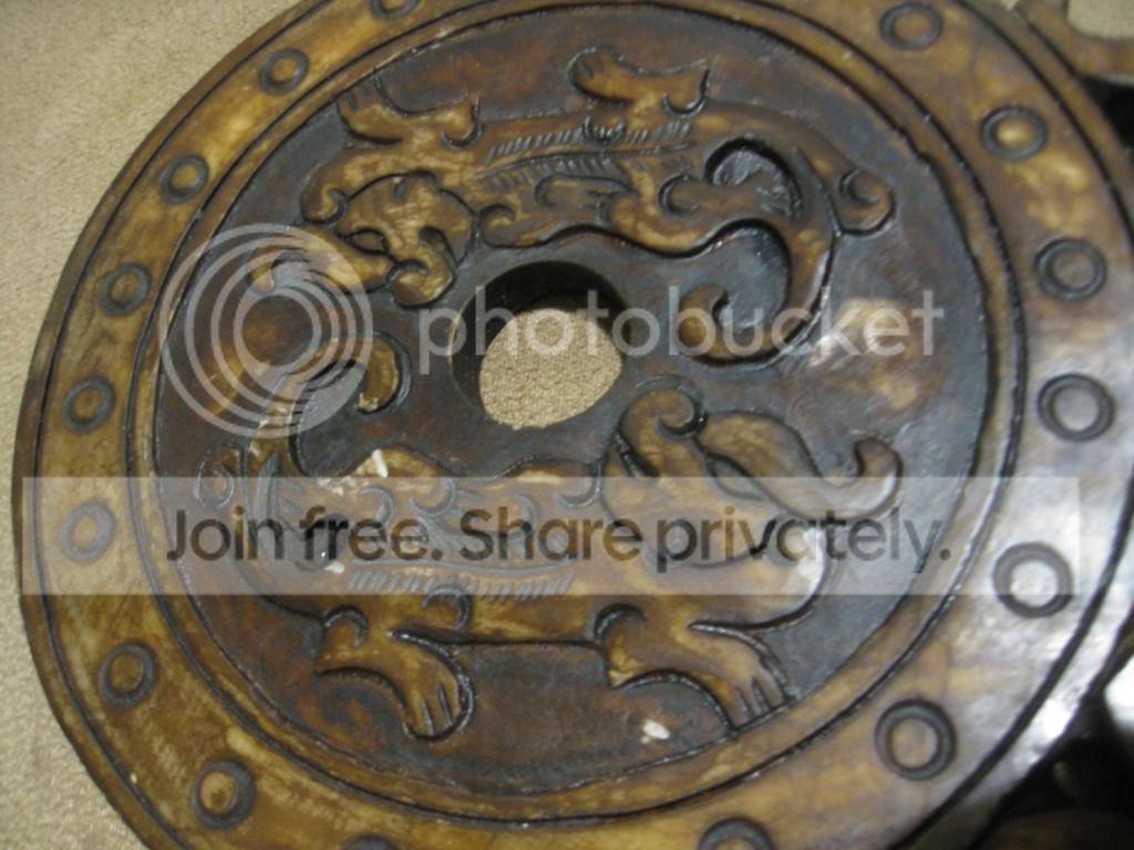 Chinese Carved Stone Bi-Disk | Antiques Board
